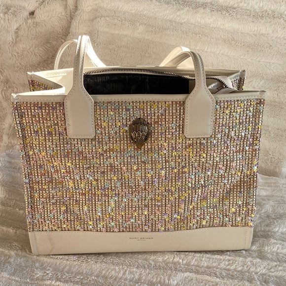 Kurt Geiger | Bags | Kurt Geiger Multicolor Pattern Tote With Cream ...